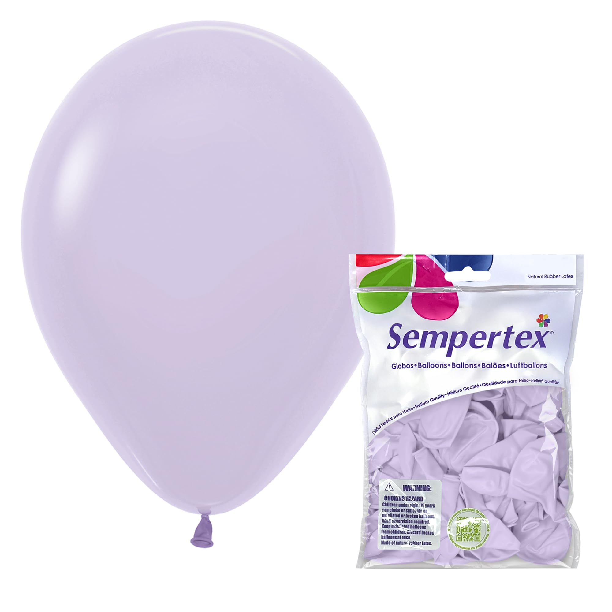 Sempertex Pastel Matte Lilac Balloons - 11 Inch, 25 Pcs - Elegant Late ...
